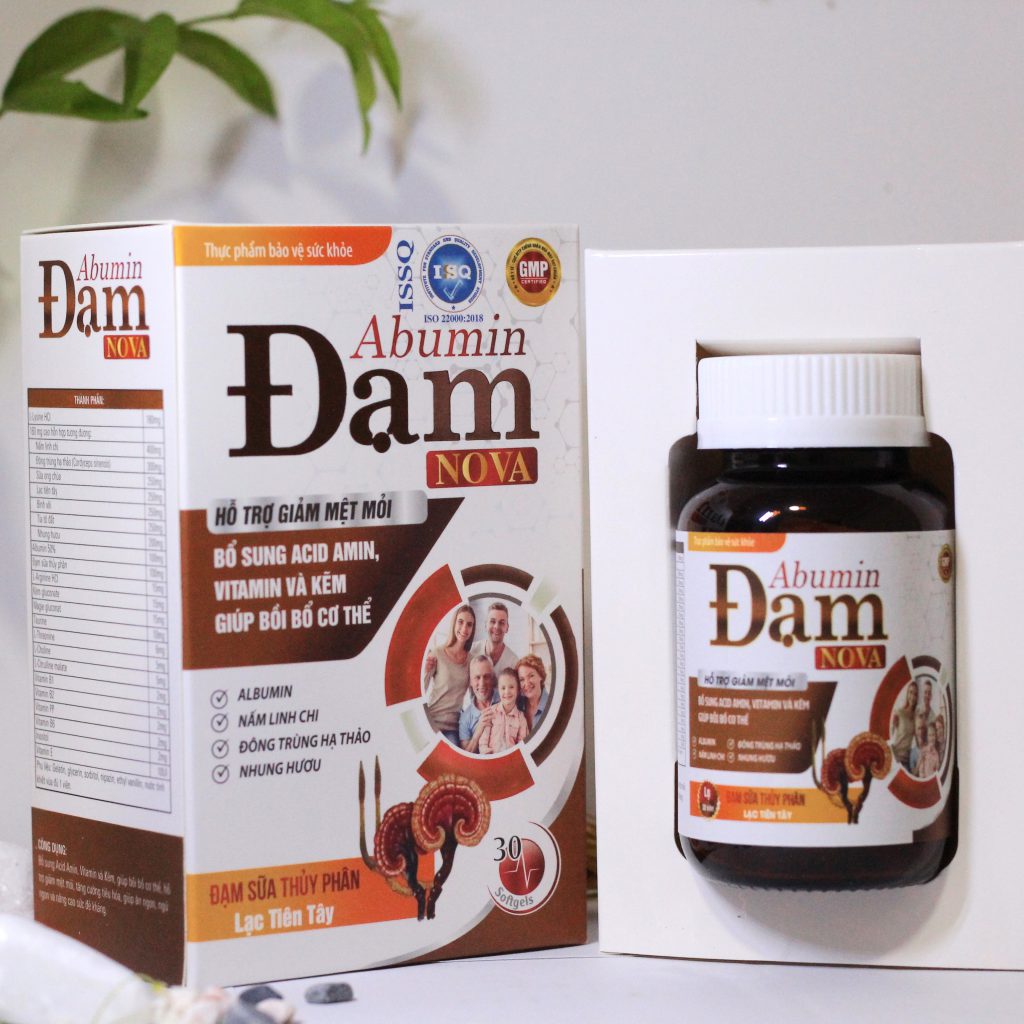Abumin Đạm, Hỗ Trợ Giảm Mệt Mỏi, Giúp Bồi Bổ Cơ Thể, 1 lọ x 30 Viên ...