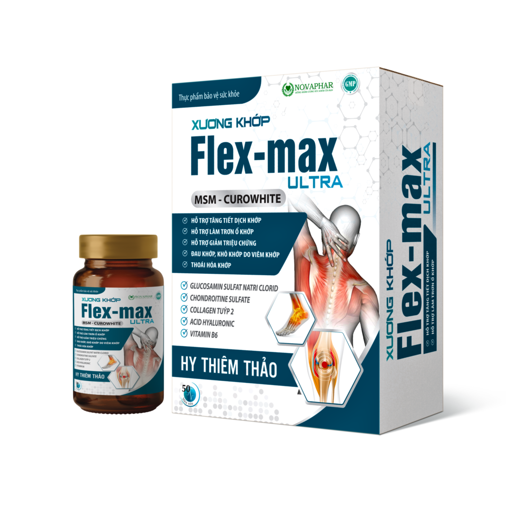 Xương Khớp FlexMax Ultra, 1 Lọ x 60 Viên - Dược Phẩm Minh Châu Pharma